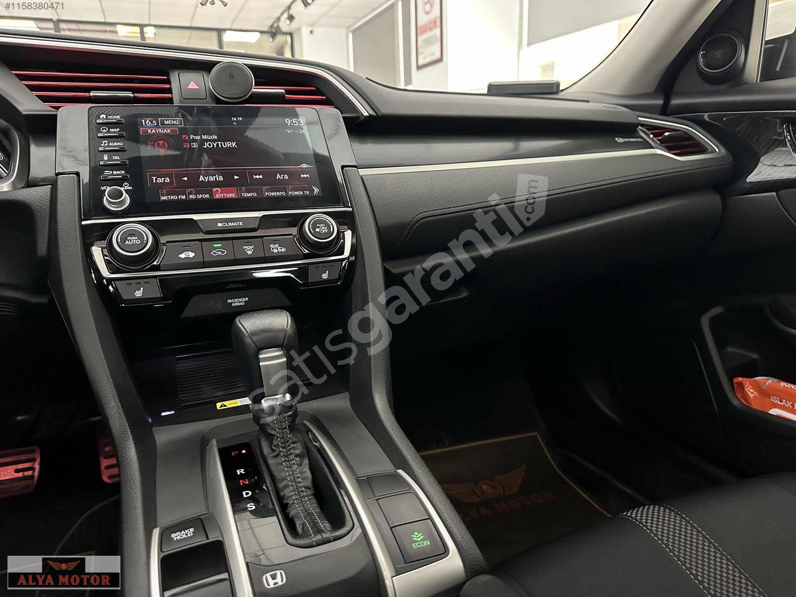 ALYA MOTOR - HONDA CIVIC ECO ELEGANCE HATASIZ-KÖR NOKTA KAMERA ...