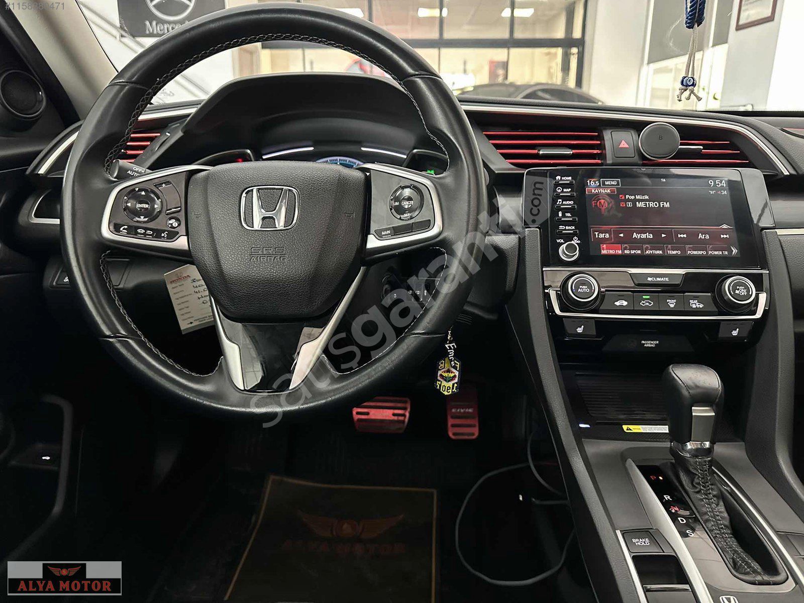 ALYA MOTOR - HONDA CIVIC ECO ELEGANCE HATASIZ-KÖR NOKTA KAMERA ...