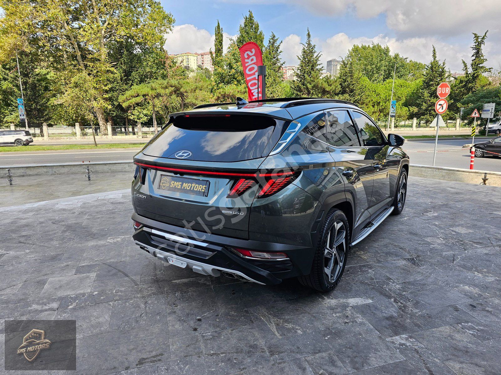 SMS MOTORS 2022 MODEL TUCSON 4X4 ELİTE PLUS CAM TAVAN+HAYALET ...