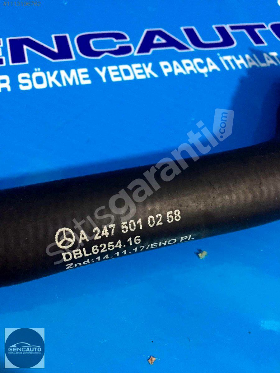 MERCEDES CLA W118 RADYATÖR SU HORTUMU SÖKME ORJ OEM A2475010258 ...