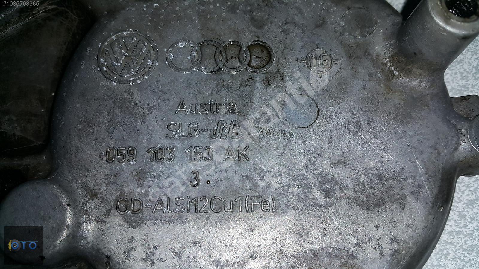 VW AUDİ PORSCHE 3.0 TDİ KRANK ÖN KEÇELİ FLANŞ 059103153 AK ...