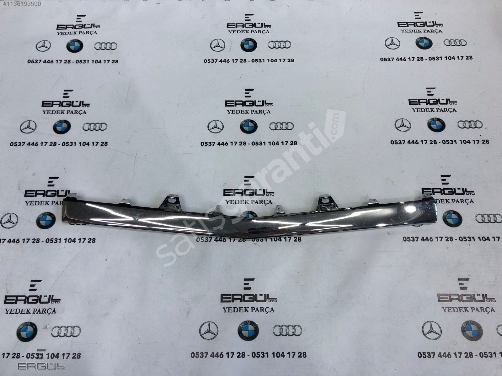 MERCEDES-BENZ W212 ÖN TAMPON KROM PARÇA SIFIR 2128852674 - satisgaranti.com