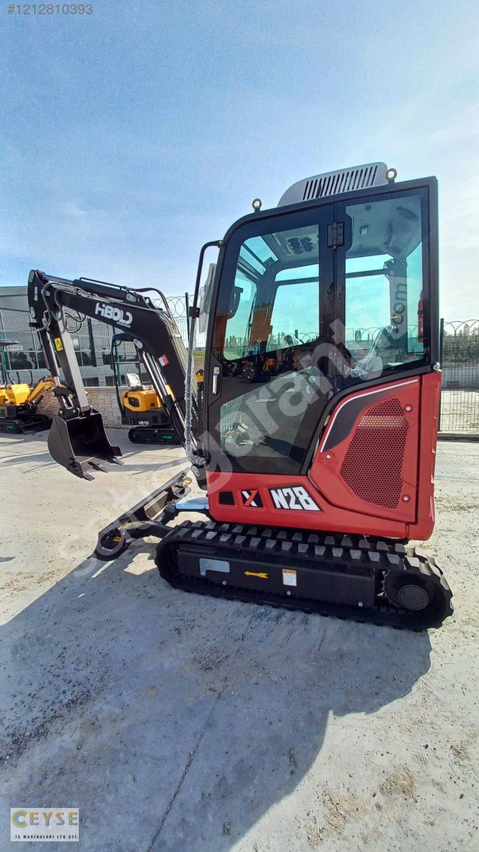 HIBOL XN28 KABİNLİ KUBOTA MOTORLU KAUÇUK PALETLİ EKSKAVATÖR ...